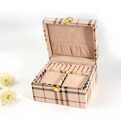 Jewelry display Box PU Leather  Storage Case