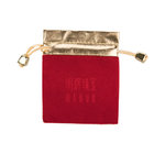 Drawstring Velvet Jewelry Bag Multi Color S / M / L / Xxl Size Durable