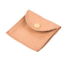Portable Small Velvet Pouches For Jewelry , Button Locked Jewelry Gift Bags