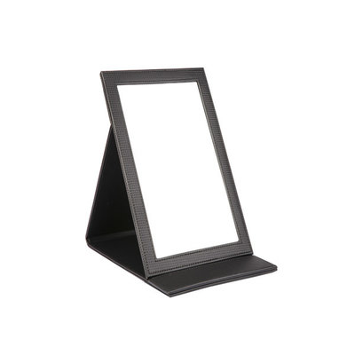 Single Side Folding Makeup Mirror , Square Convenient Travel Vanity Mirror