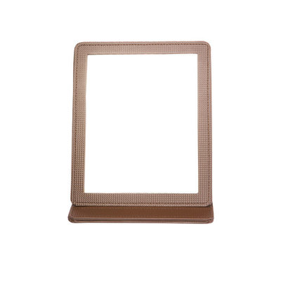 Single Side Folding Makeup Mirror , Square Convenient Travel Vanity Mirror