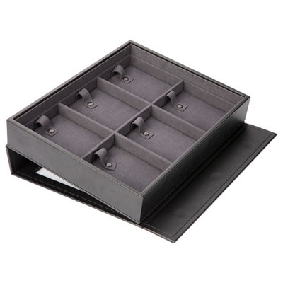 Luxury Jewelry Display Box Many Inserts Custom Logo Eco - Friendly With Mirror