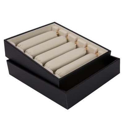 Ring Organizer Jewelry Display Box Cardboard Material Many Slots Easy To Carry