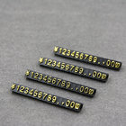 Shop Golden Plastic / Abs Jewelry Price Tags Of Number OEM / ODM Service