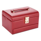 Oem Lockable All In One Jewellery Box , Packaging Gift Travel Jewelry Organizer