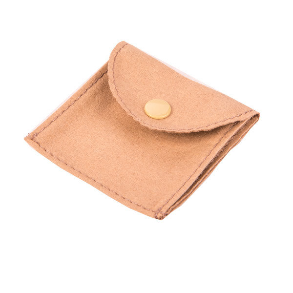 Portable Small Velvet Pouches For Jewelry , Button Locked Jewelry Gift Bags