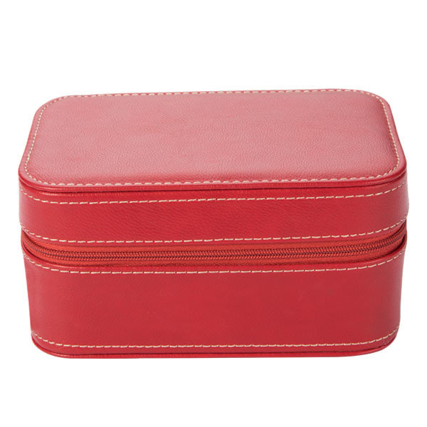 Holiday Gift Leather Storage Case , Luxury Custom Lightweight Small Ring Box