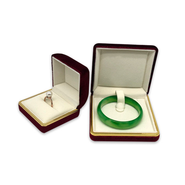 Engagement Valentine Love Gift Bracelet Velvet Jewelry Box